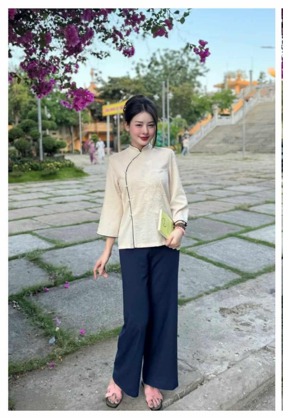 Women Buddhist Clothing Set, Meditation Clothes, Pajamas(do Bo Phat Tu ...