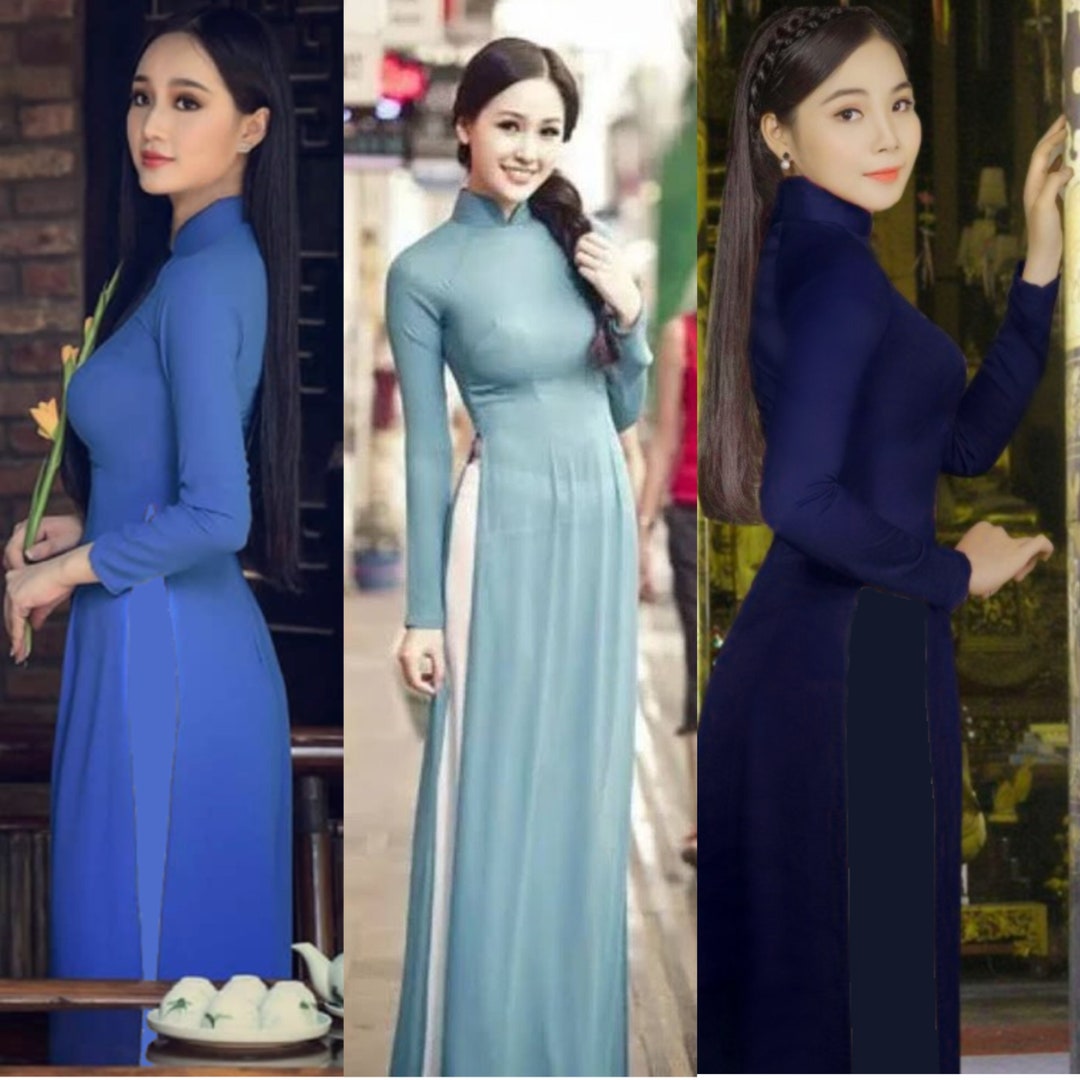 Vietnamese Traditional Ao Dai for Women, Ao Dai for Girls, Ao Dai for ...