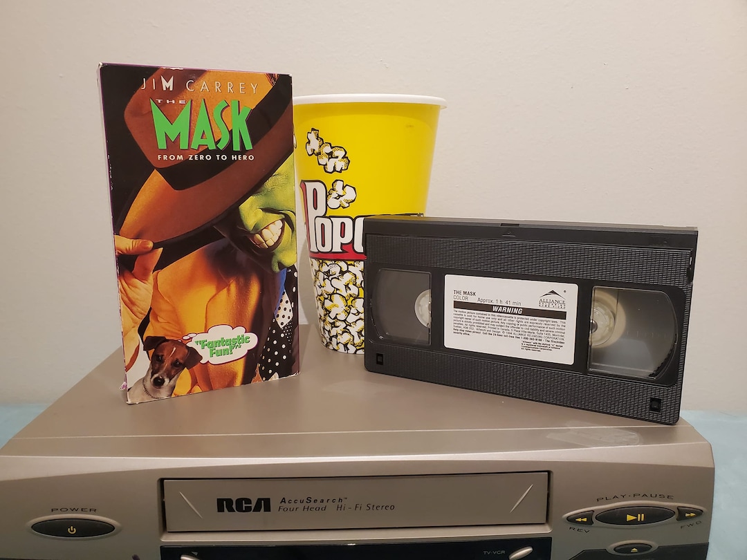 The Mask 1984 VHS Jim Carrey Cameron Diaz - Etsy