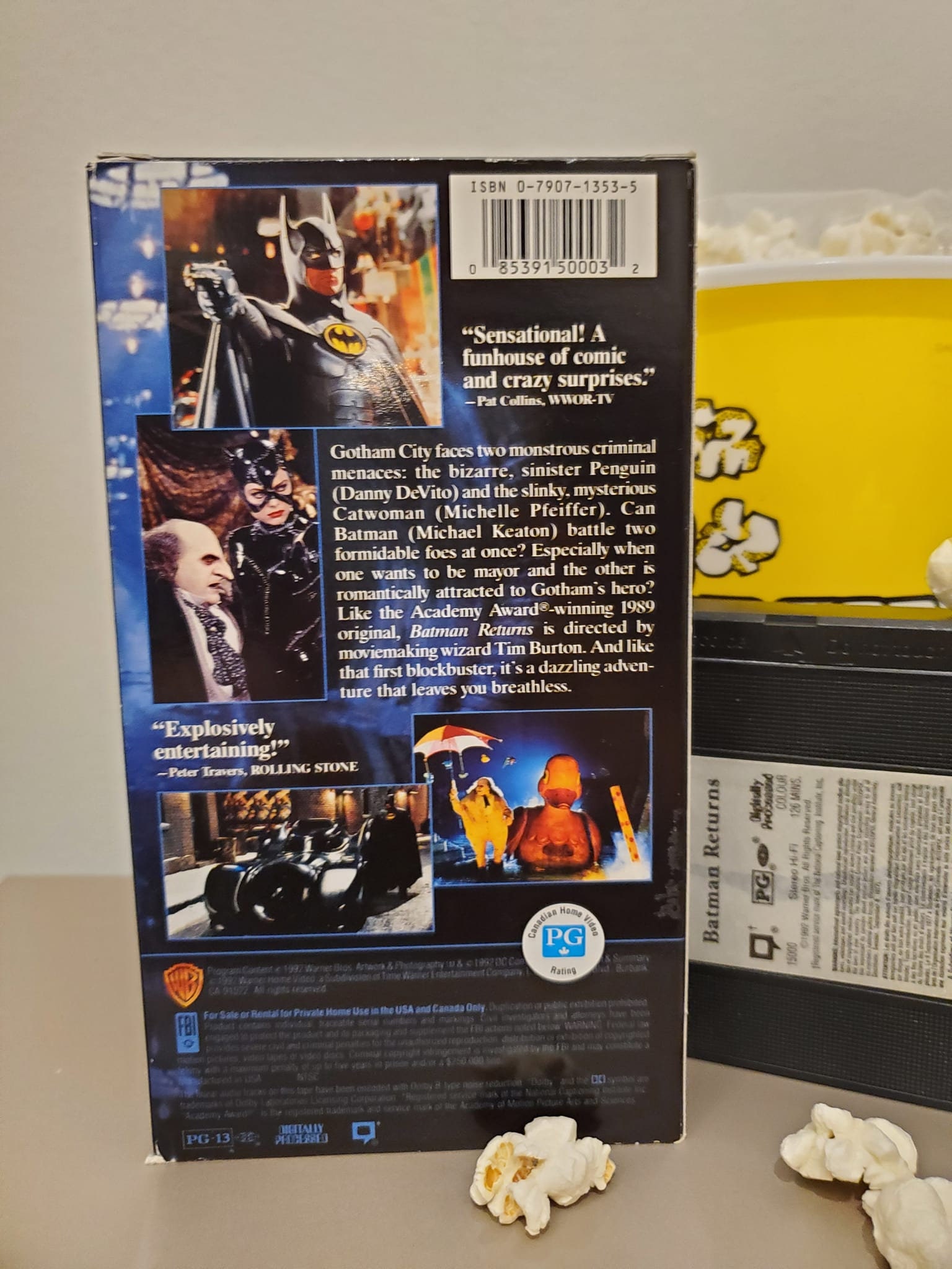 Batman Returns VHS 1992 Michael Keaton - Etsy