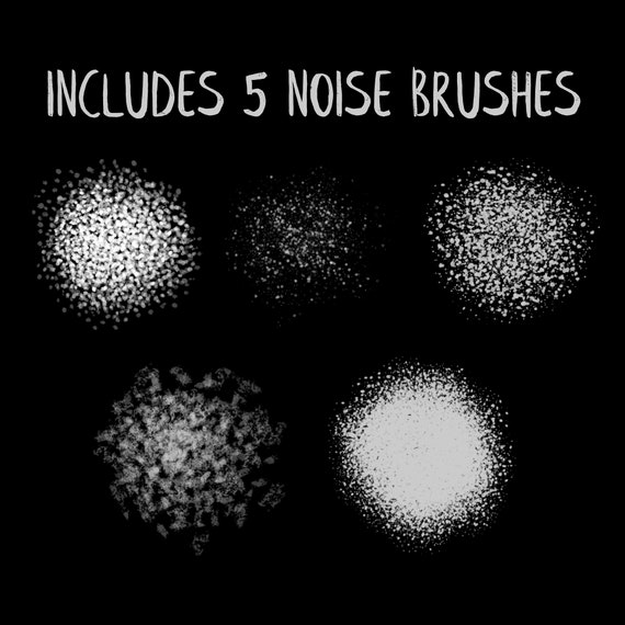 Noise Brush Pack for Procreate | Etsy