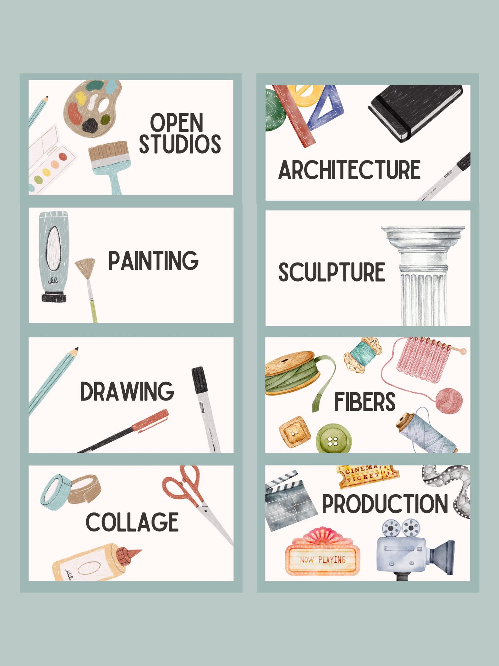TAB Art Room Open Studio Choices, Painting Studio, Drawing Studio, TAB ...