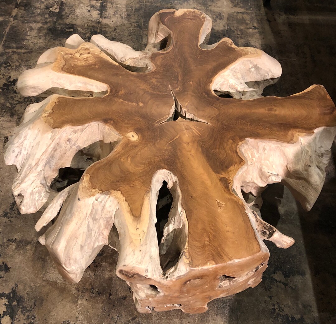 Teak Root Coffee Table Teak Wood Accent Table Teak End Table Teak Side ...