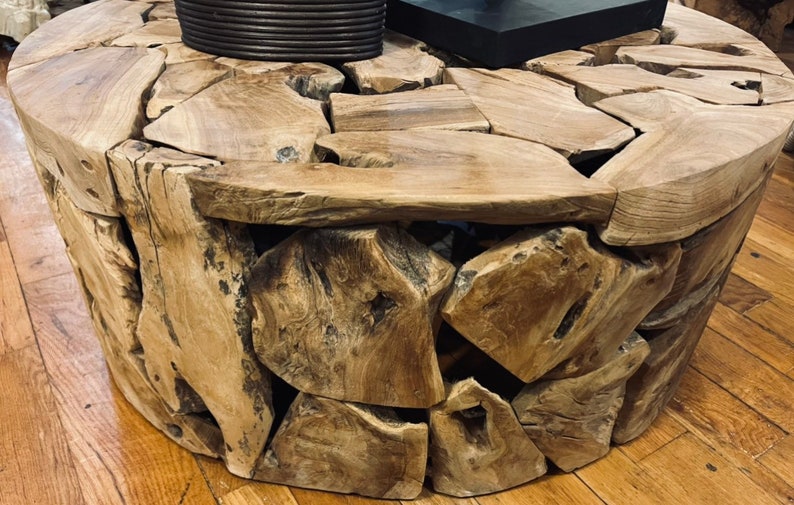 Teak Root Coffee Table Teak Wood Accent Table Teak End Table - Etsy