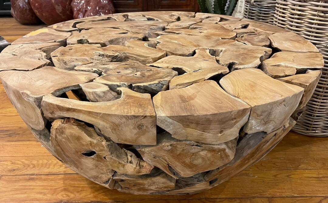 Teak Root Coffee Table Teak Wood Accent Table Teak End Table Teak Side ...
