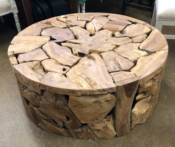 Teak plant table store