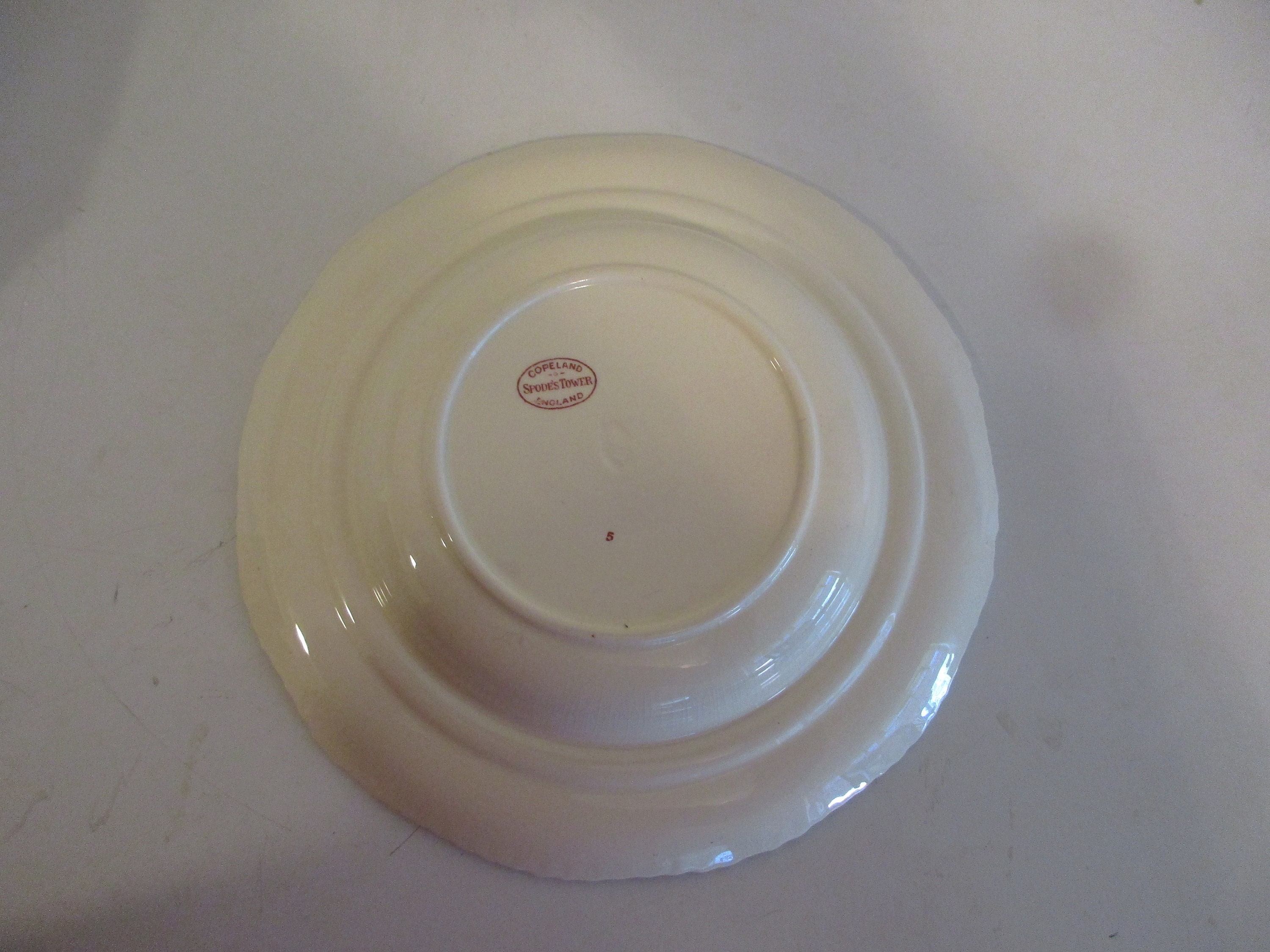 Copeland Spode's Tower Rimmed Soup Bowl in Red large 9.5 Inches - Etsy