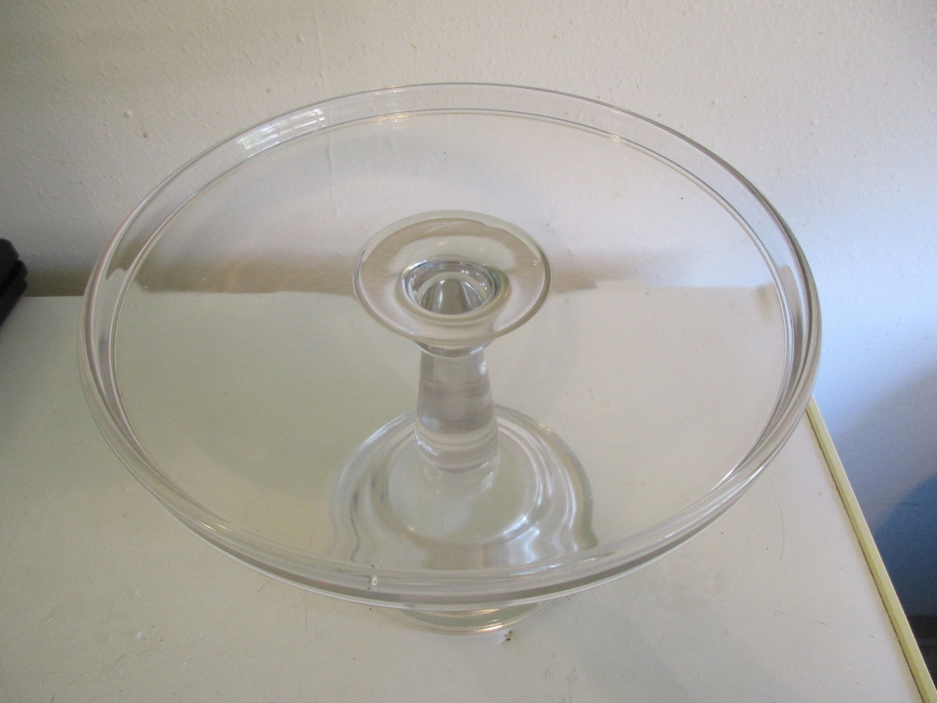 Antique Glass Cake Stand, Early 1900's - Etsy