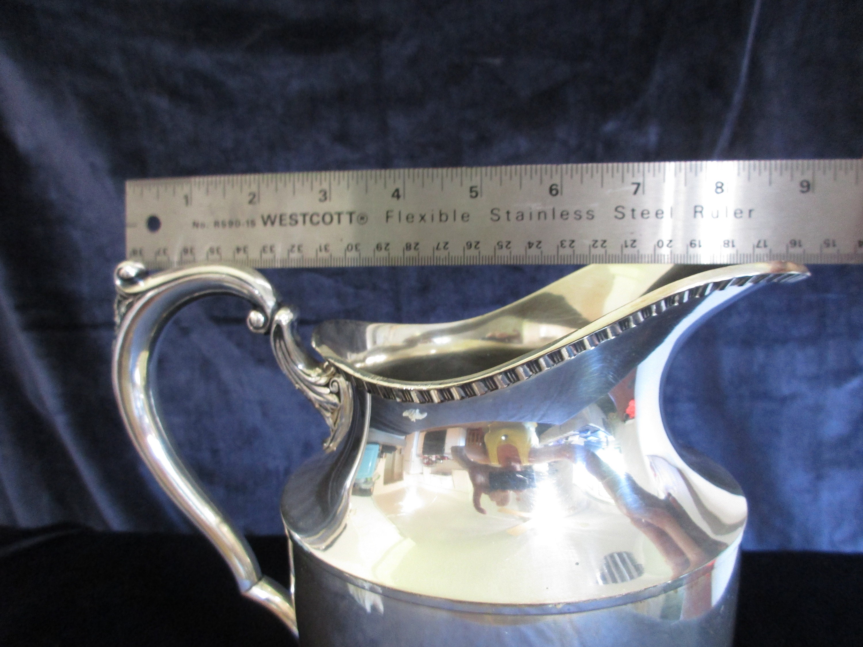 Vintage Wallace Melford Silver Plate Pitcher M610 - Etsy