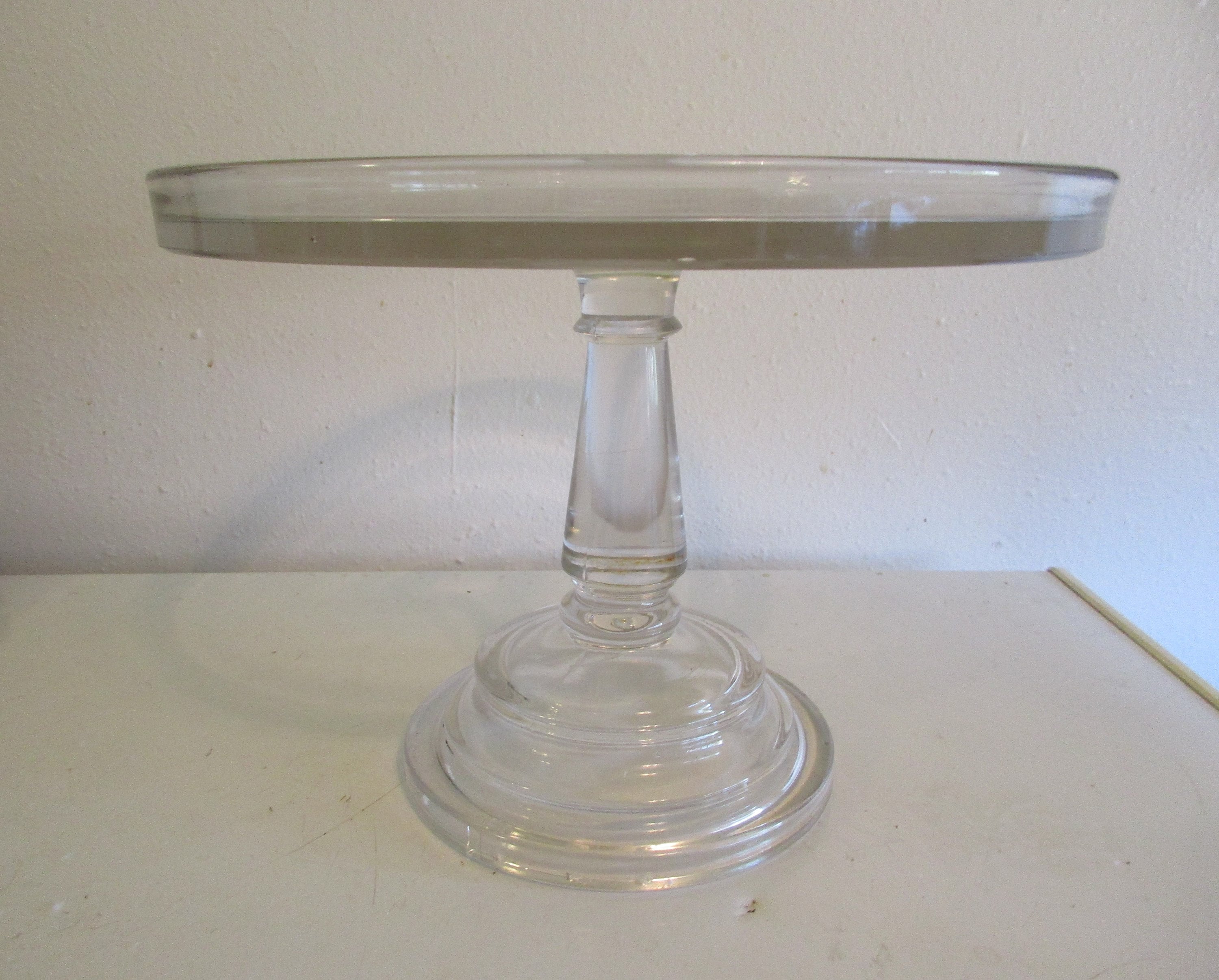 Antique Glass Cake Stand, Early 1900's - Etsy