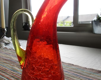 Rainbow Glass Pitcher - Etsy