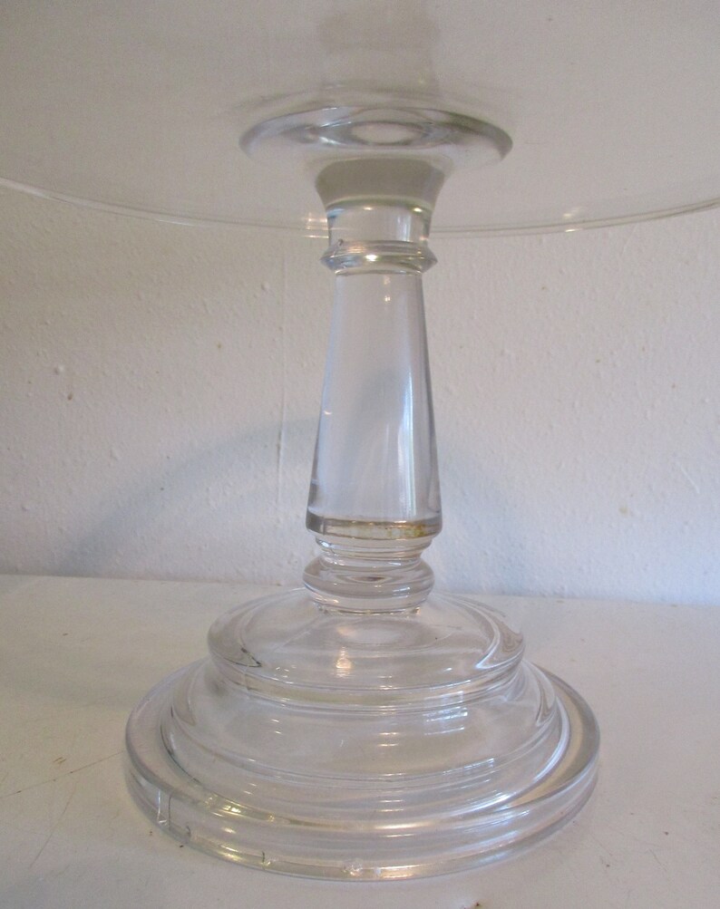 Antique Glass Cake Stand, Early 1900's - Etsy