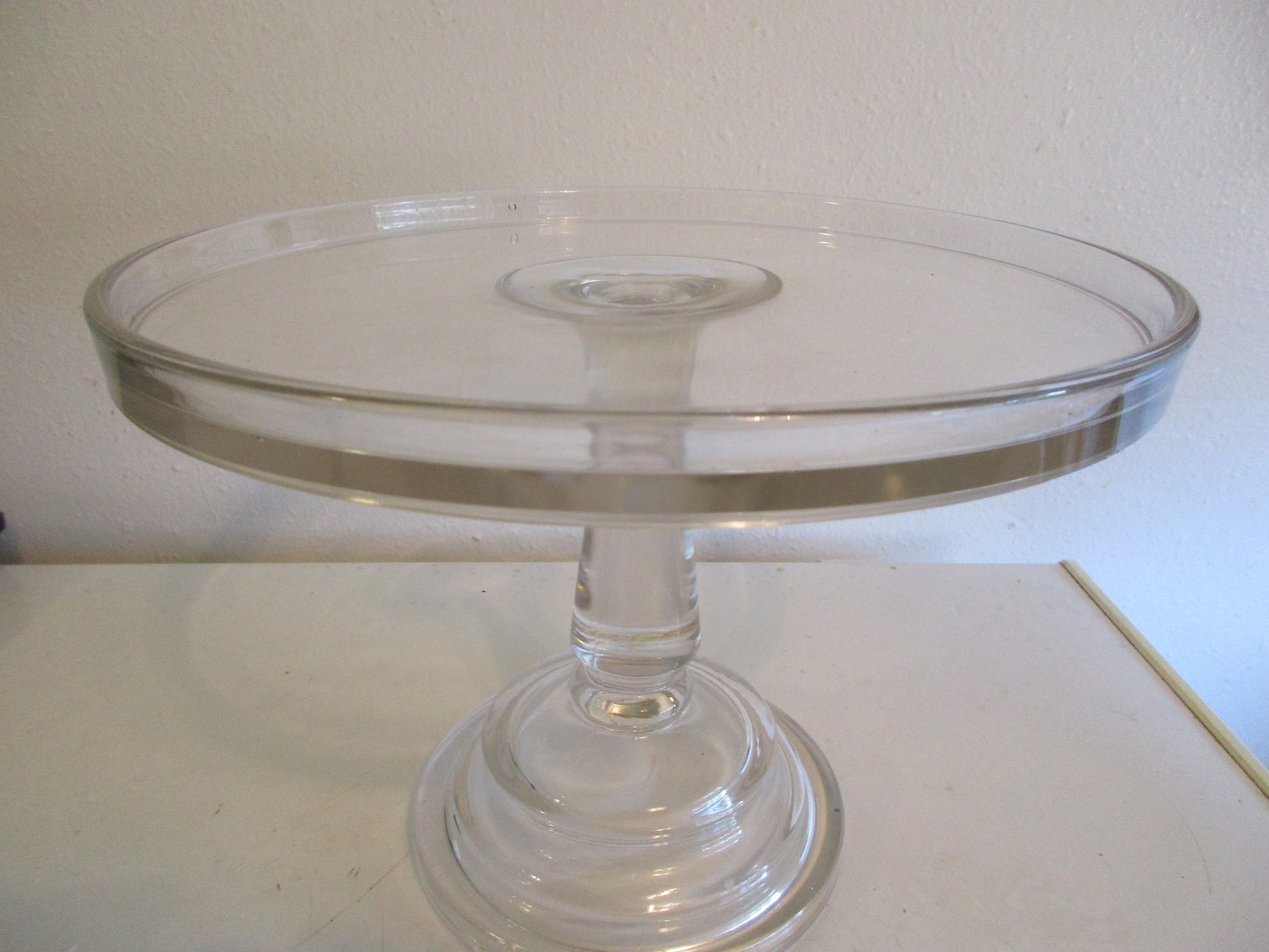 Antique Glass Cake Stand, Early 1900's - Etsy