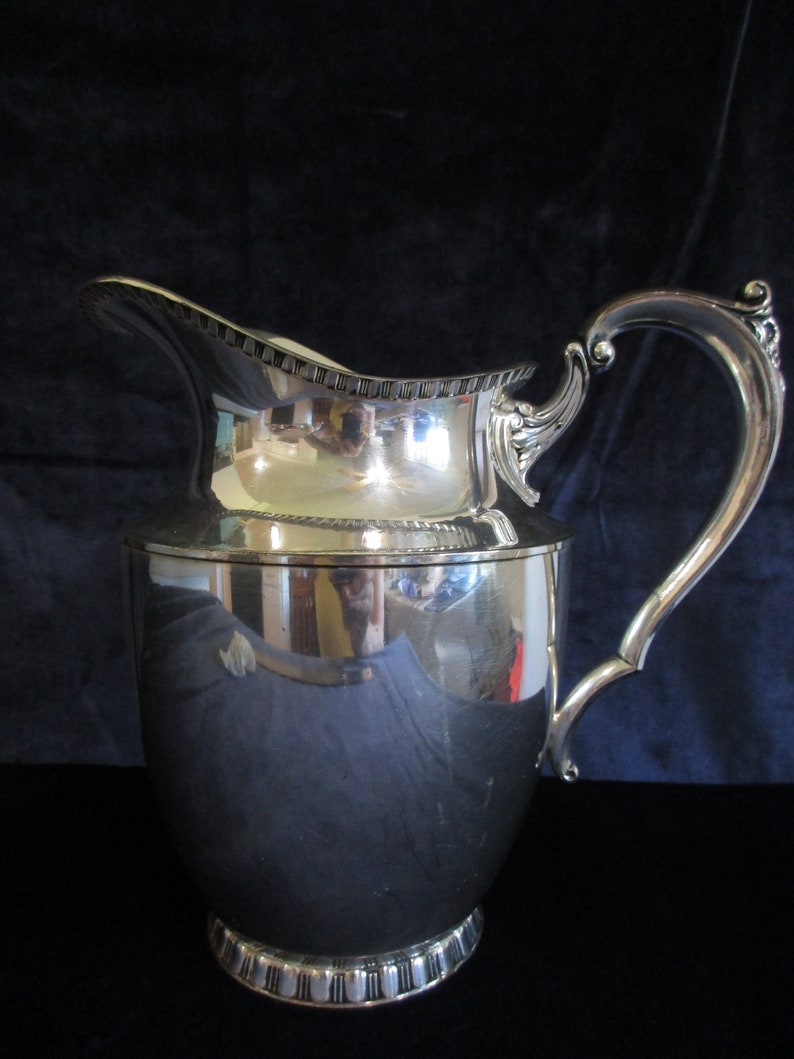Vintage Wallace Melford Silver Plate Pitcher M610 - Etsy