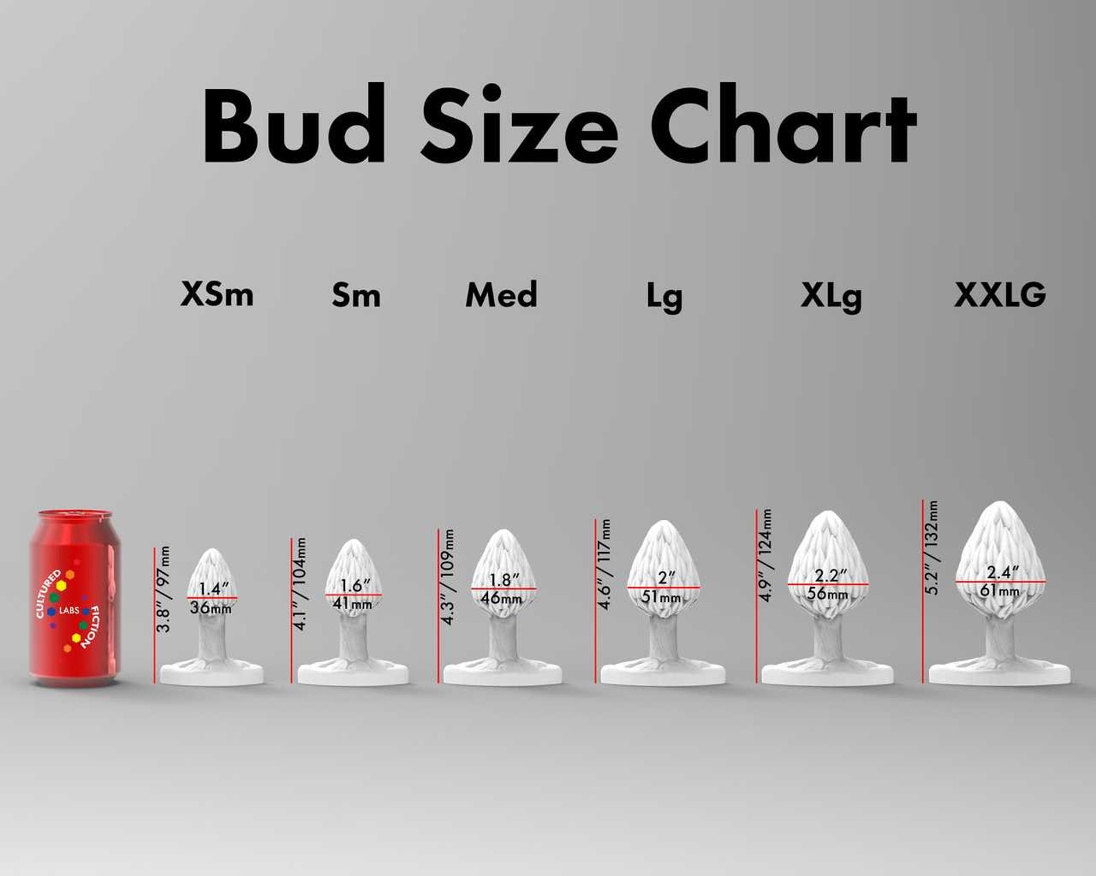 Bud Plug Medium/medium firmness Silicone Butt Plug | Etsy