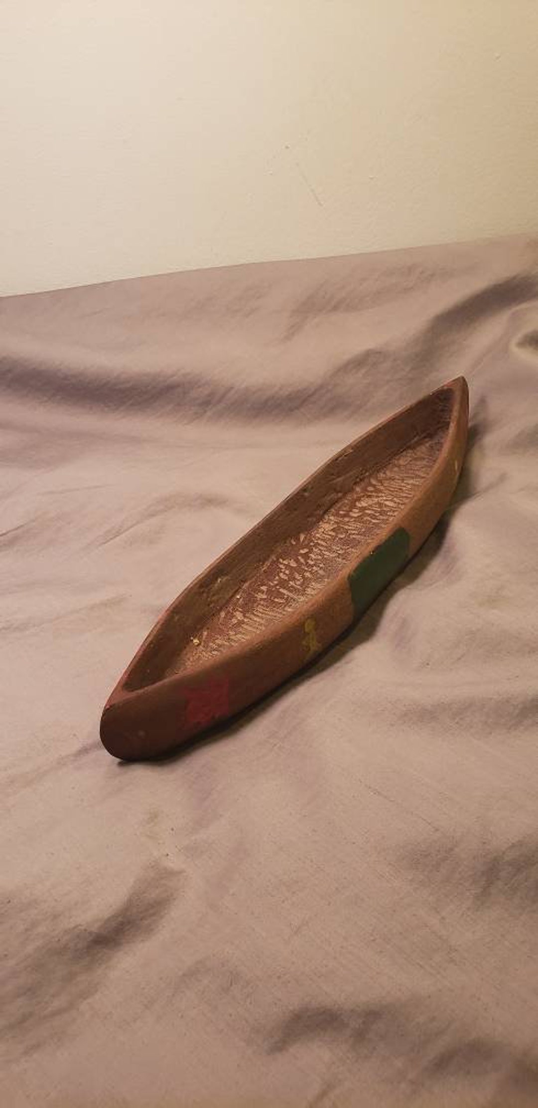 Antique Wooden Toy Canoe Antique Canoe Toy Antique Indian Toy Antique ...