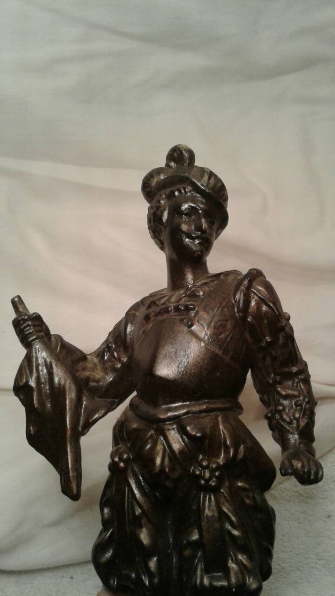 Antique Trumpeter Statue Antique Victorian Statue Vintage Trumpet ...