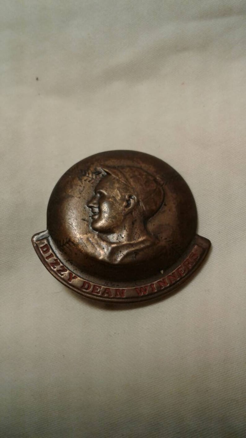 Antique Dizzy Dean Baseball Pin Antique Sports Memorabilia Rare Pin ...