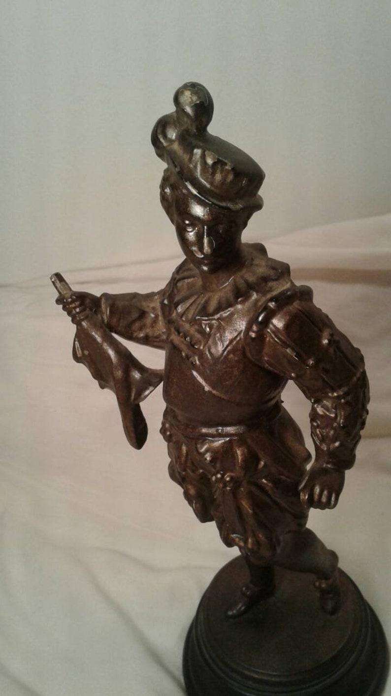 Antique Trumpeter Statue Antique Victorian Statue Vintage Trumpet ...
