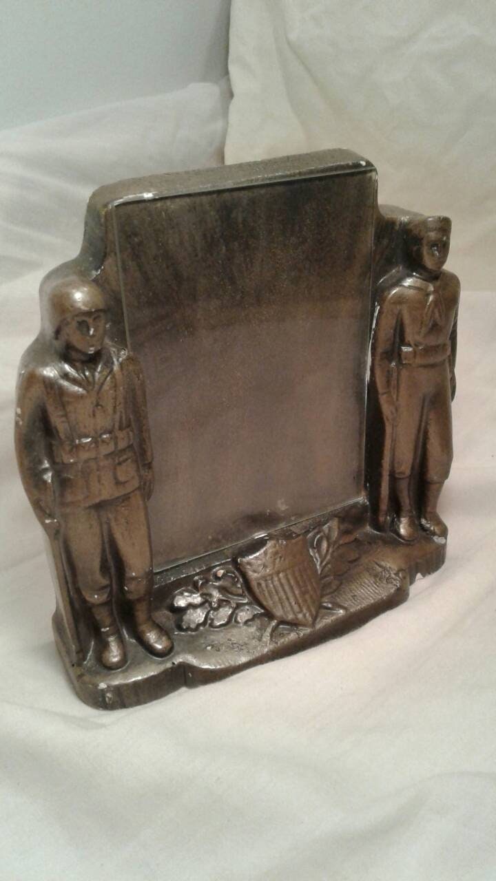 Antique Military Frame Antique Army Navy Vintage Military WW2 | Etsy