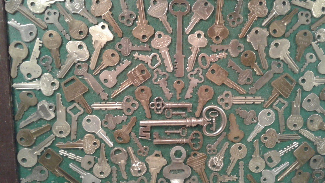 Antique Key Collection Skeleton Keys - Etsy