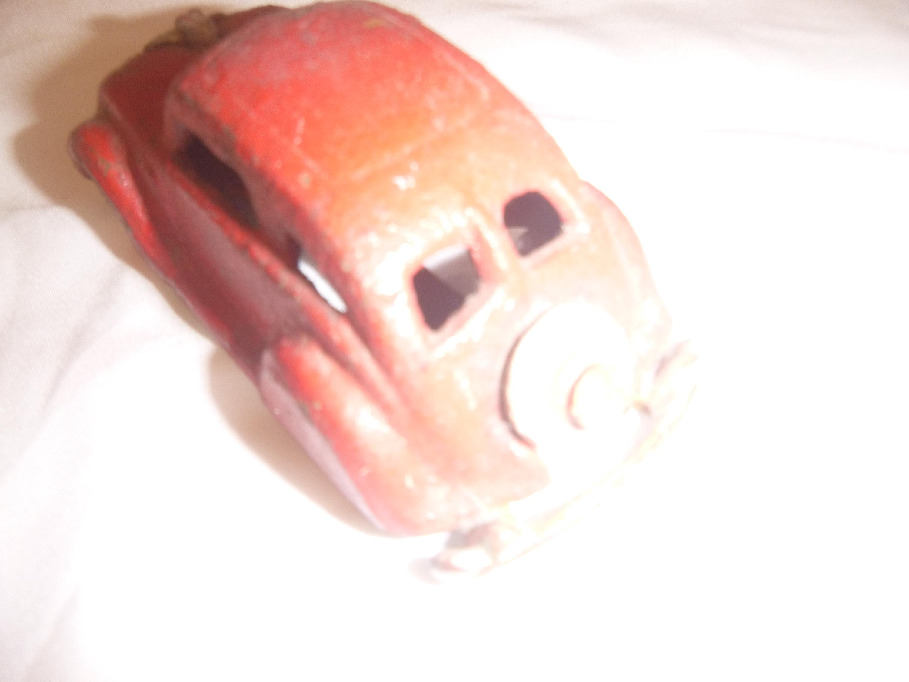 Antique Cast Iron Toy Car, Hubley, AC Williams, Chrysler Coupe, Red Car ...