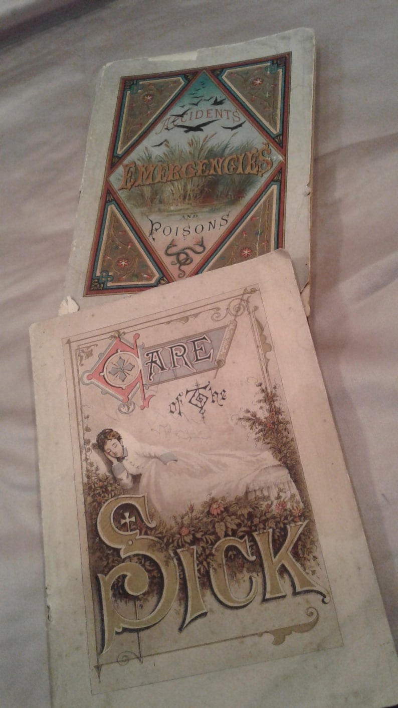 Antique Poison Book Vintage Quack Medicine Literature Emergencies - Etsy