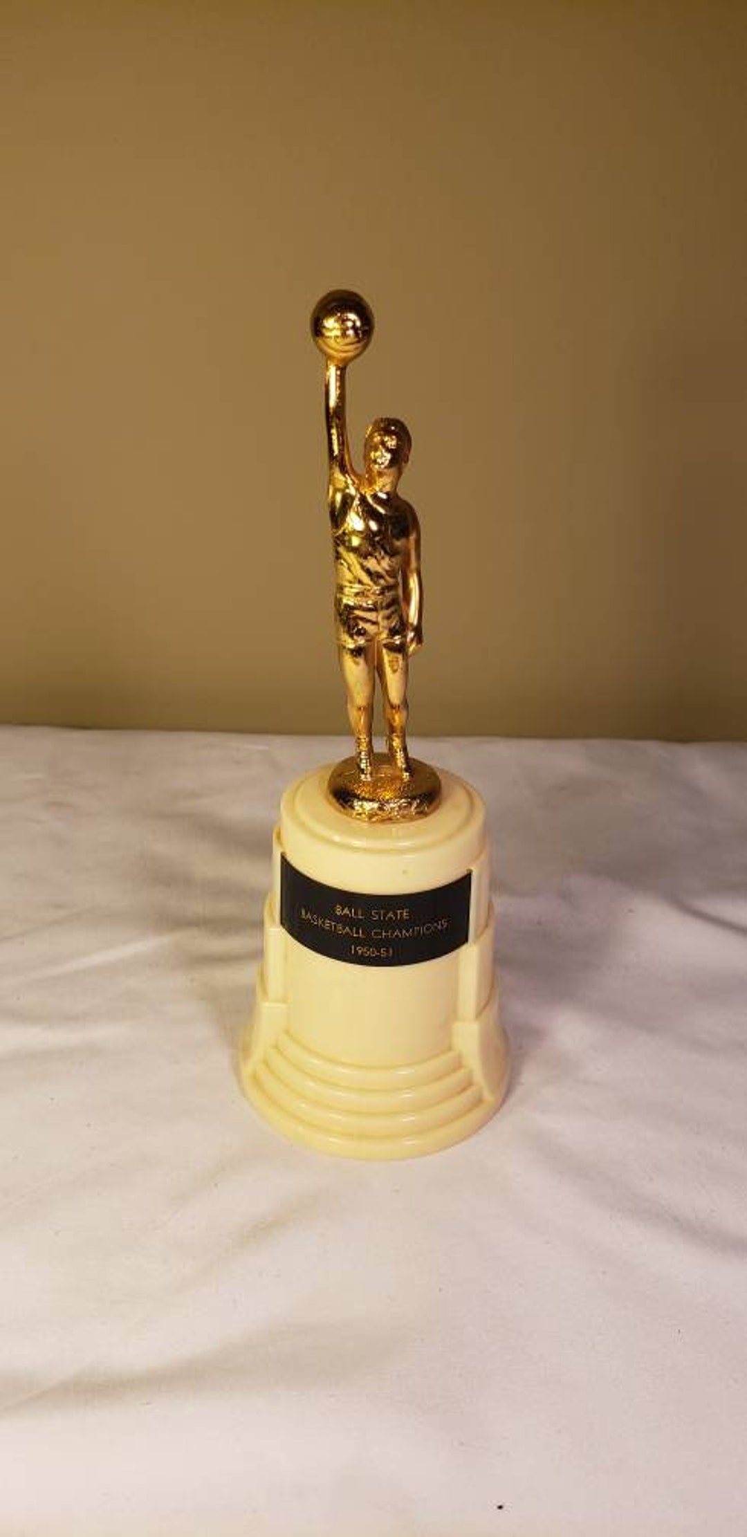 Antique Ball State Basketball Trophy 1950-51 Champions Antique Indiana ...