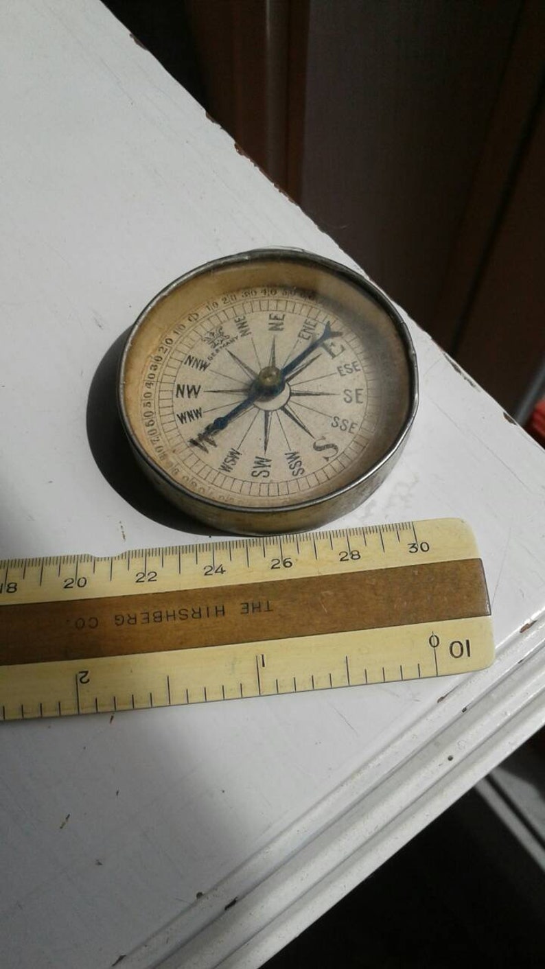 Antique Compass Made in Germany Antique Gauge Brass Antique Automotive ...