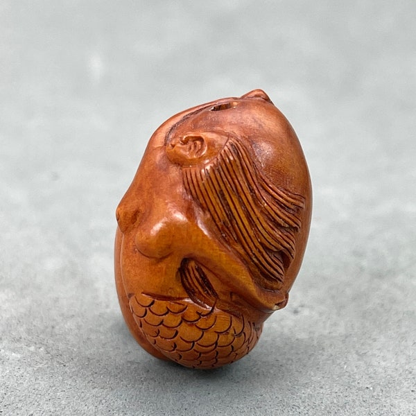 Carved Wood Mermaid - Etsy