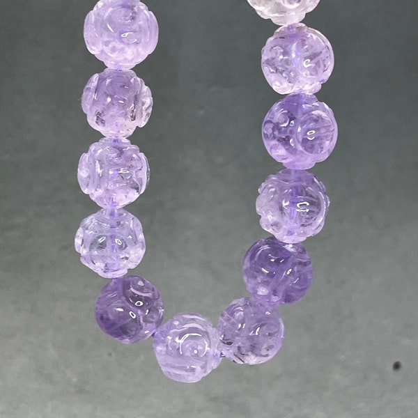 Hand Carved Amethyst - Etsy