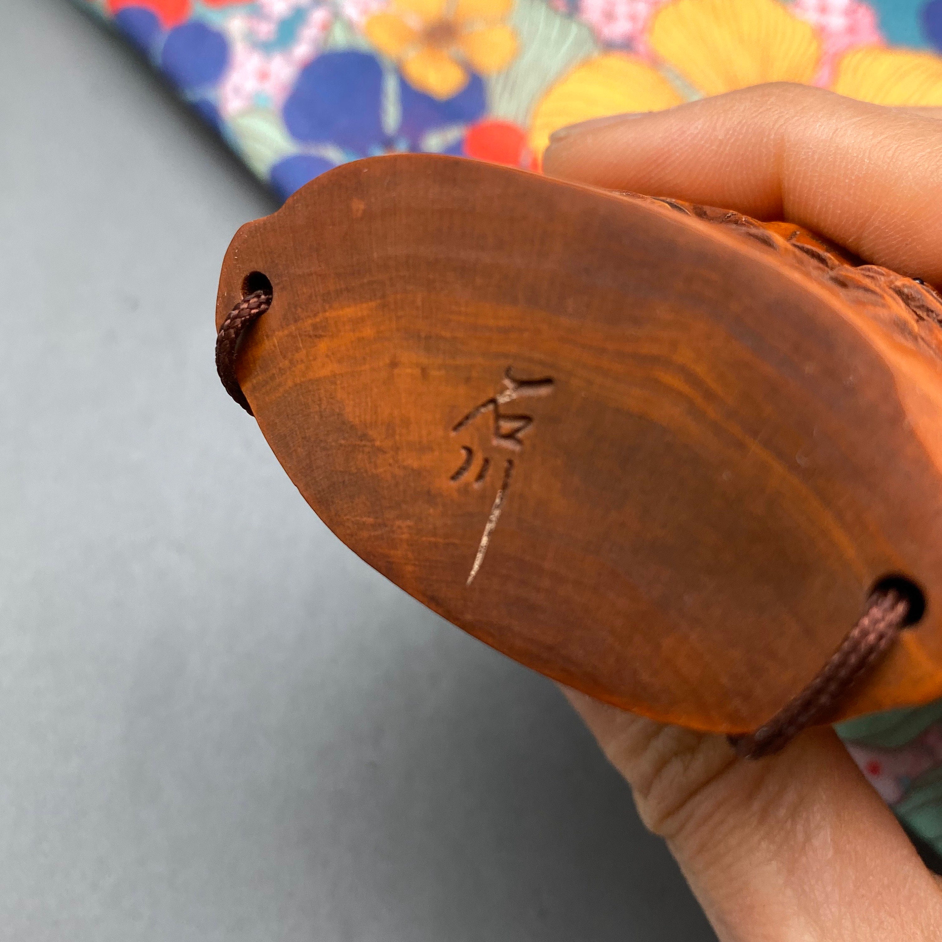 Hand Carved Boxwood Inro Kimono Accessories Stamp and Money - Etsy