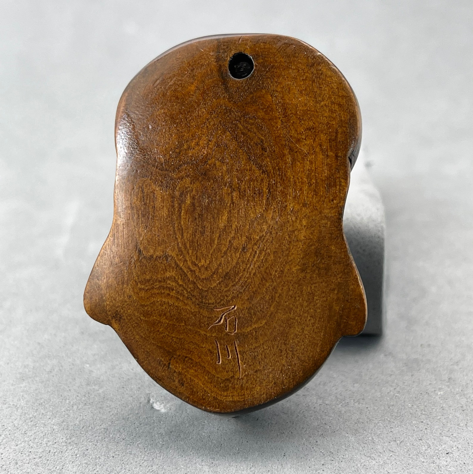 Hand Carved Boxwood Japanese Opera Mask a Merchant - Etsy