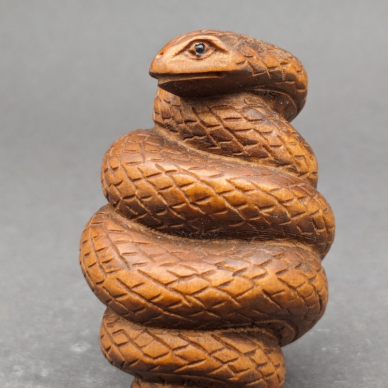 Carved Snake - Etsy