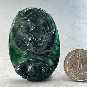 One Jadeite Bead: Hand Carved Natural Color Jade Pendant Carved With ...