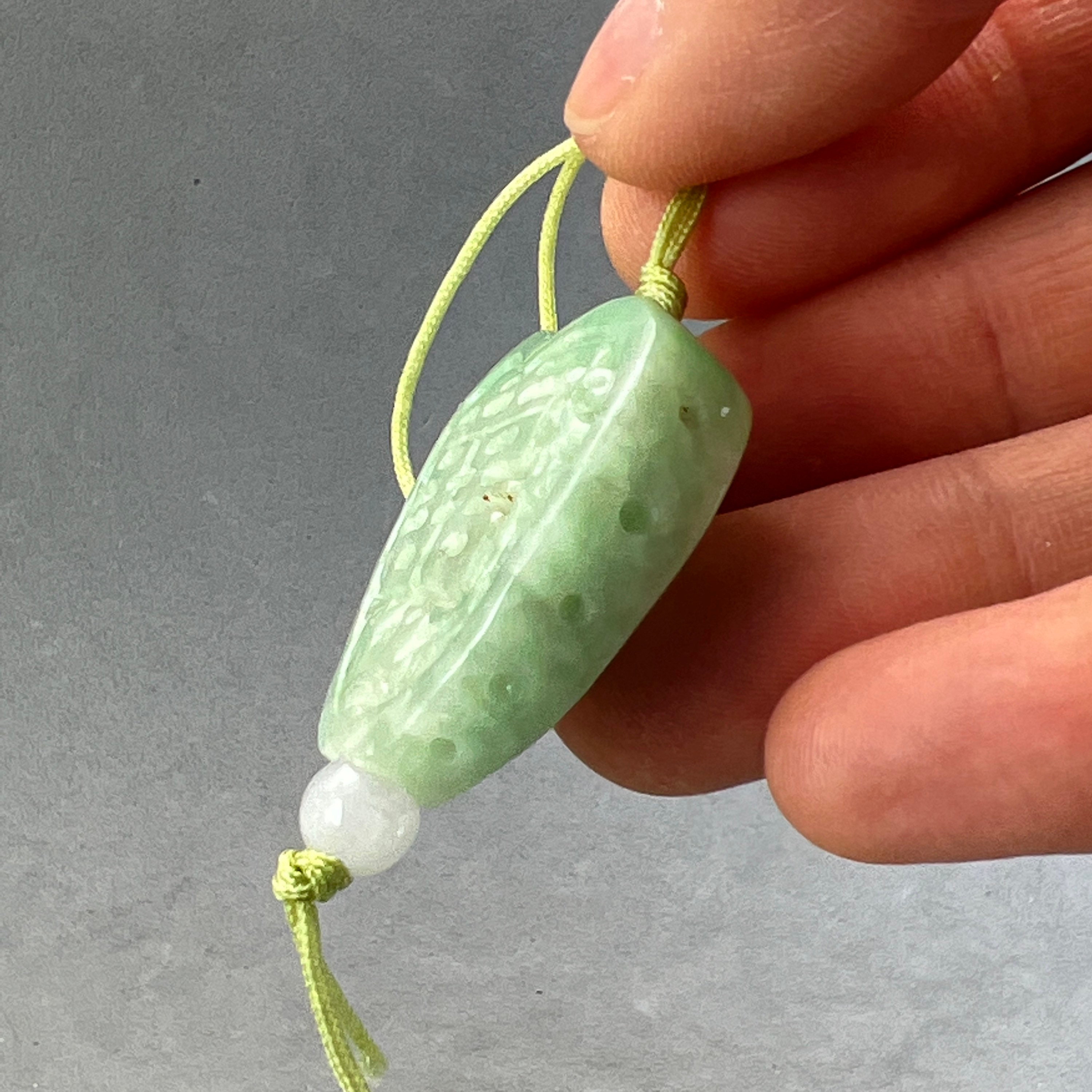 Jade Carving: 1 Hand Carved Jadeite Heart and Double Happiness | Etsy