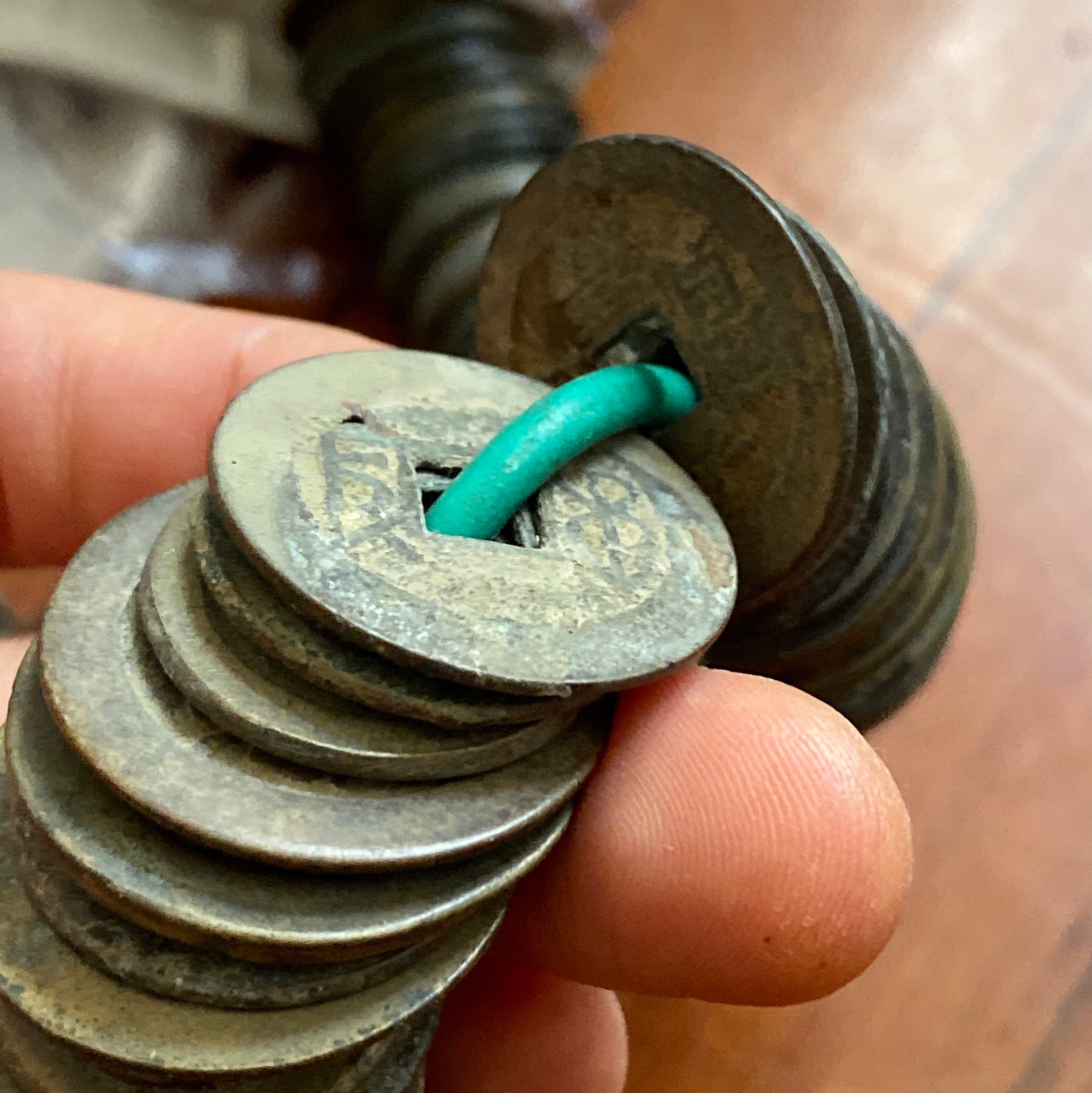 1 antique bronze coin vintage coin rare 25mm bronze coin | Etsy