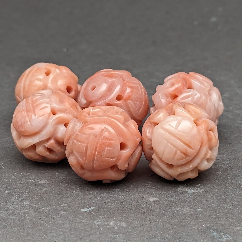 Hand Carved Beads - Etsy
