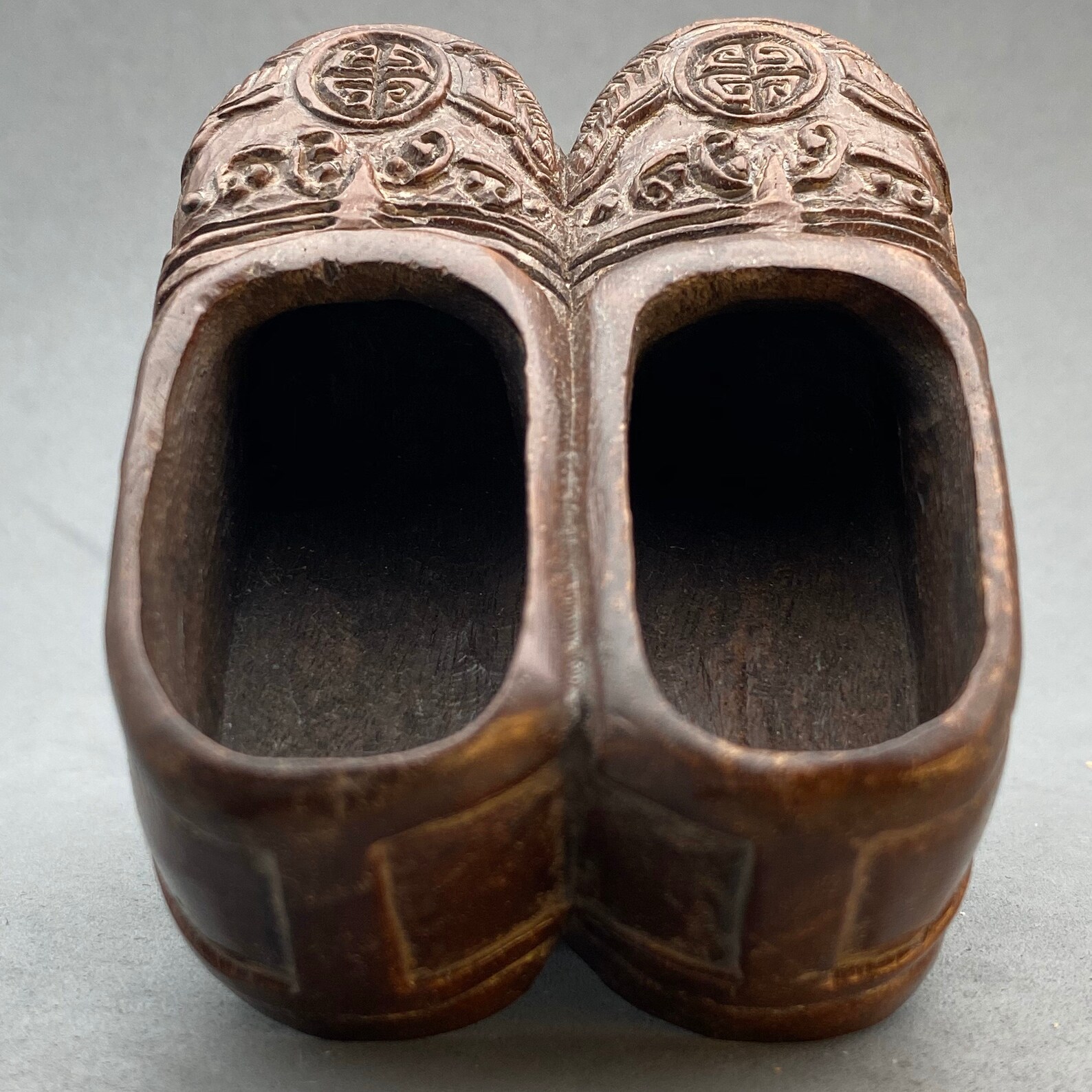 Estate Sale: Hand Carved Lychee Wood Shoes With Longevity - Etsy