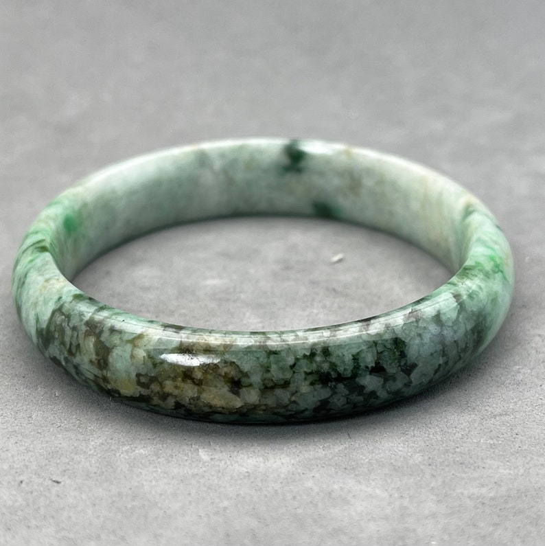 Estate Sales: Dark Green Jadeite Bangle Brown Jadeite Bangle - Etsy