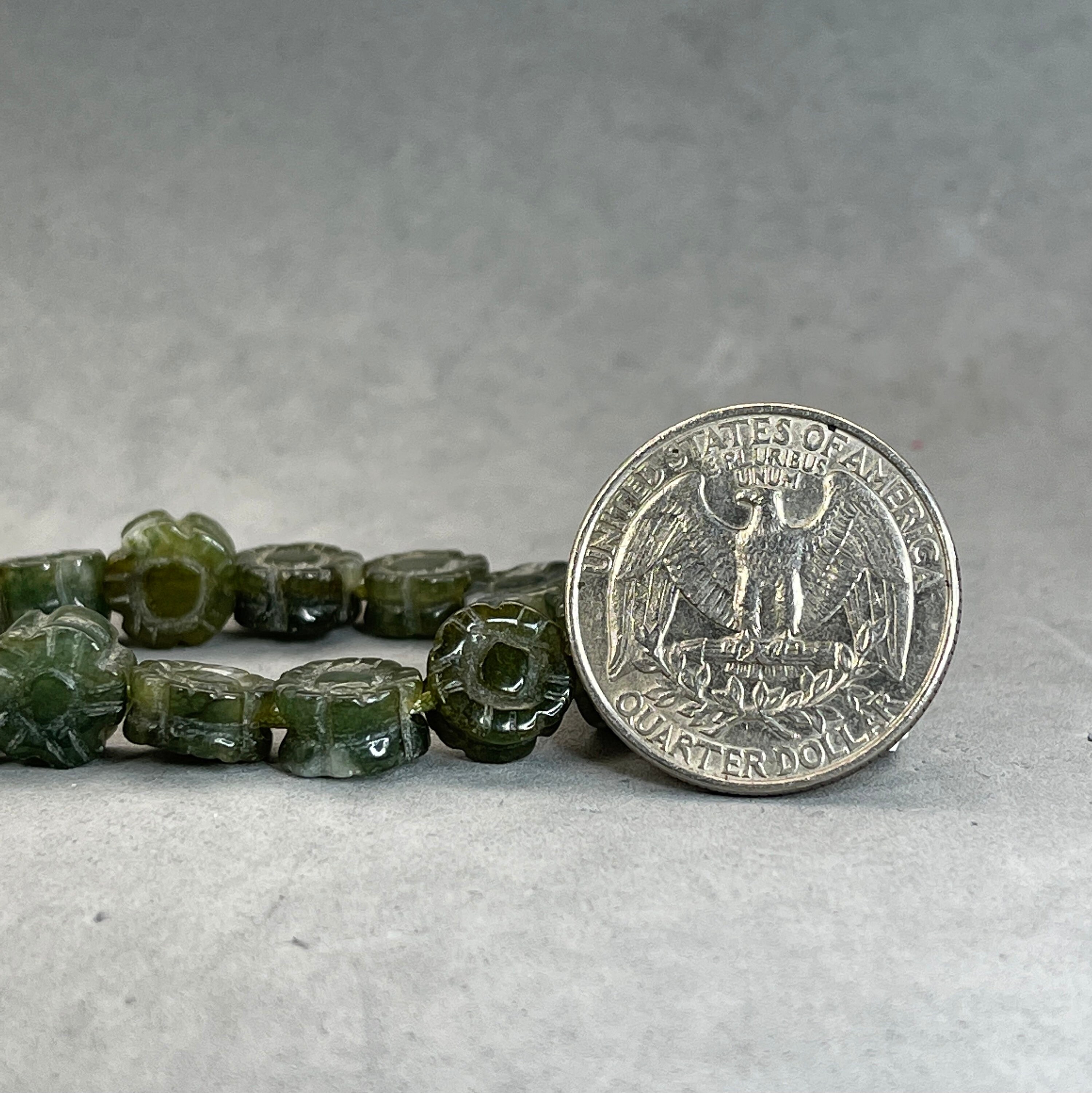 Jade carving: 1 hand carved natural color jadeite sunflower | Etsy