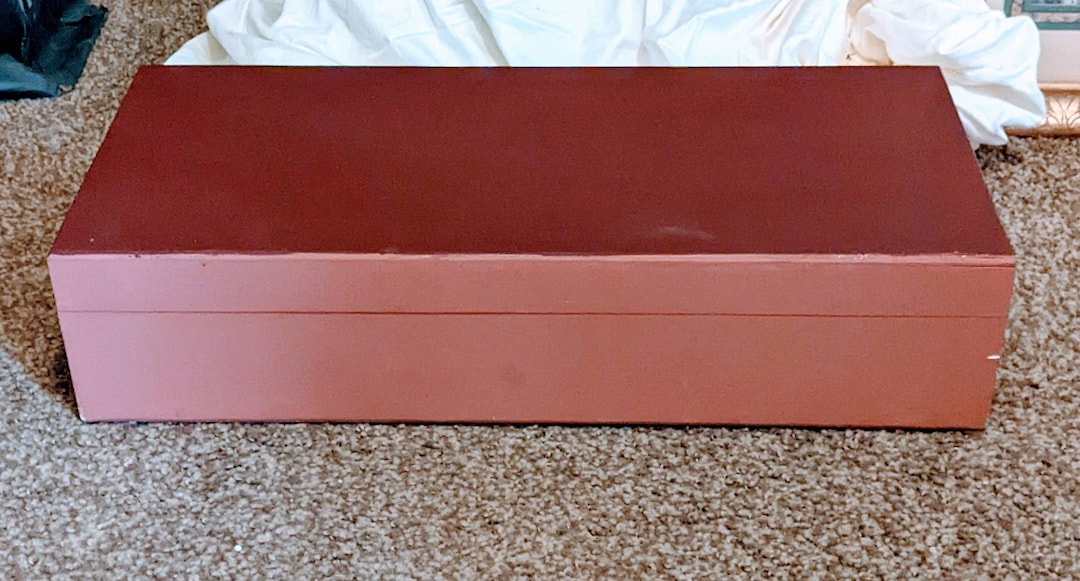 Large Wood Craft Box - Etsy