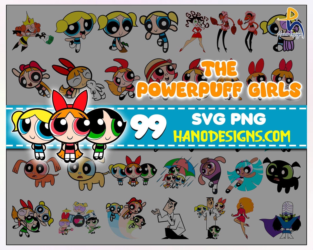 New Powerpuff Girls Digital, Layered, Silhouette, the Powerpuff Girl ...