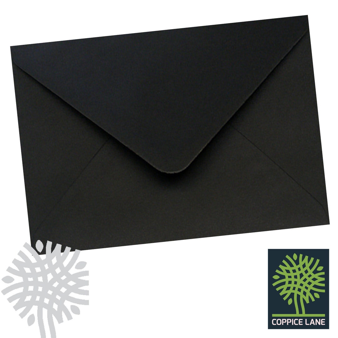 100 X C6 Black 100gsm Envelopes 6 X 4 114 X 162mm - Etsy UK
