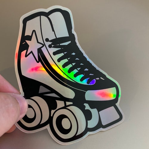 Pastel Roller Skate Sticker Vinyl Machine Die Cut & - Etsy