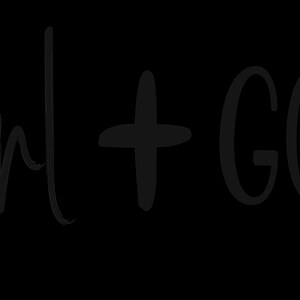 Girl + God PNG Digital File - Etsy