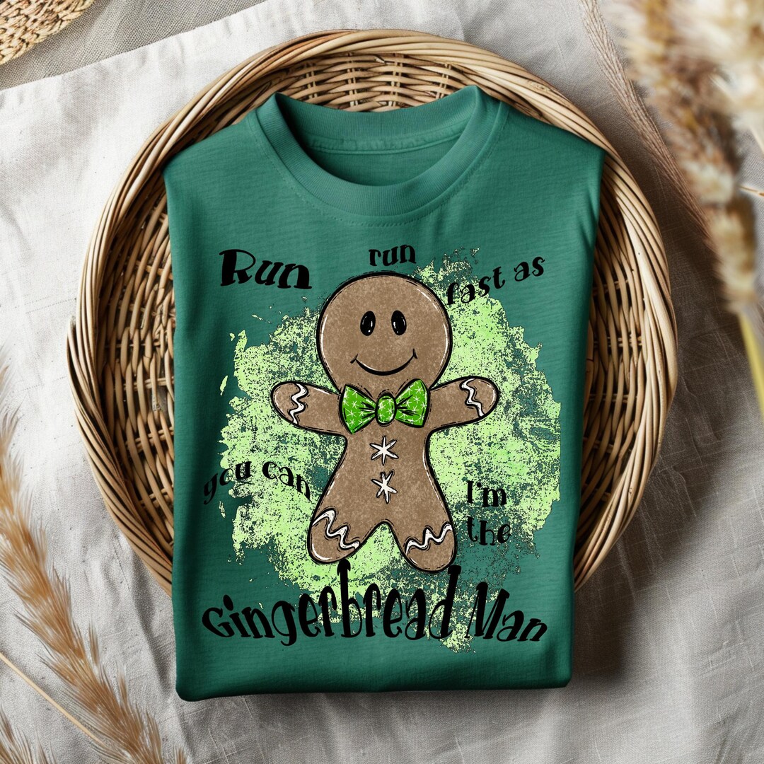 Run Run Fast as You Can I'm the Gingerbread Man - Etsy