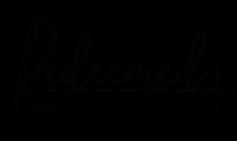 REDEEMED-PNG Digital Download - Etsy
