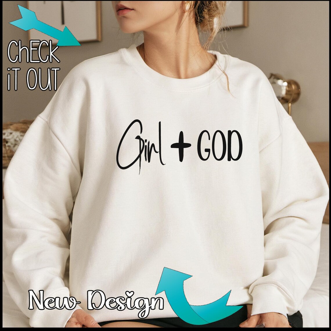 Girl + God PNG Digital File - Etsy