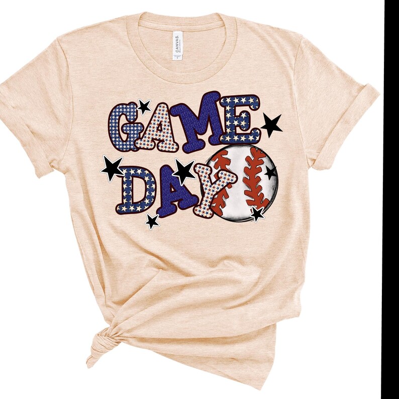 GAME DAY 4 Different Colors With 6 Designs Each PNG Instant Download - Etsy